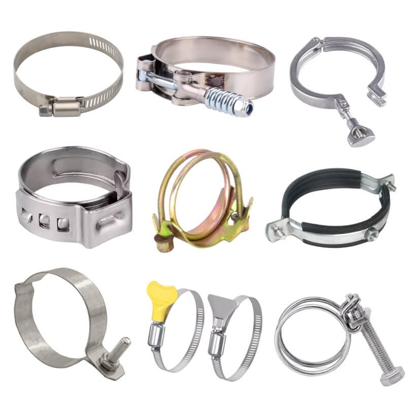 304 Stainless Steel Pipe Clamp, Gas Pipe Clamp, Holding Clamp - U bolt ...