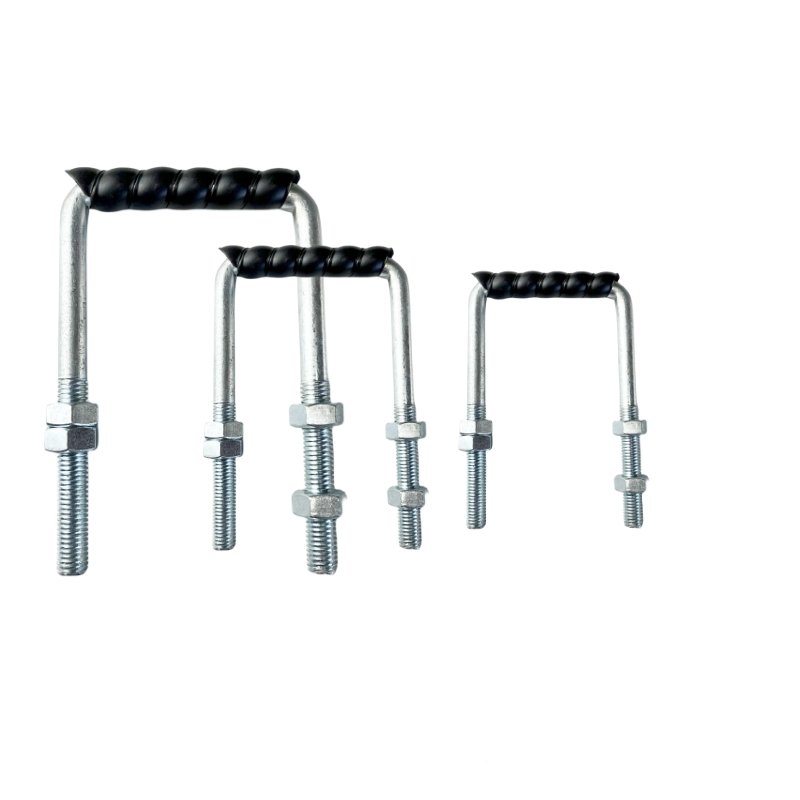 Galvanized U-shaped Bolts With Adhesive Strips - Bayard Clamp